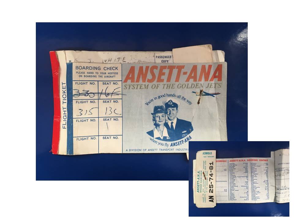 AVAILED TICKET: Ansett-ANA [416Z] - $40.00 : Flarose, Flarose Ansett ...
